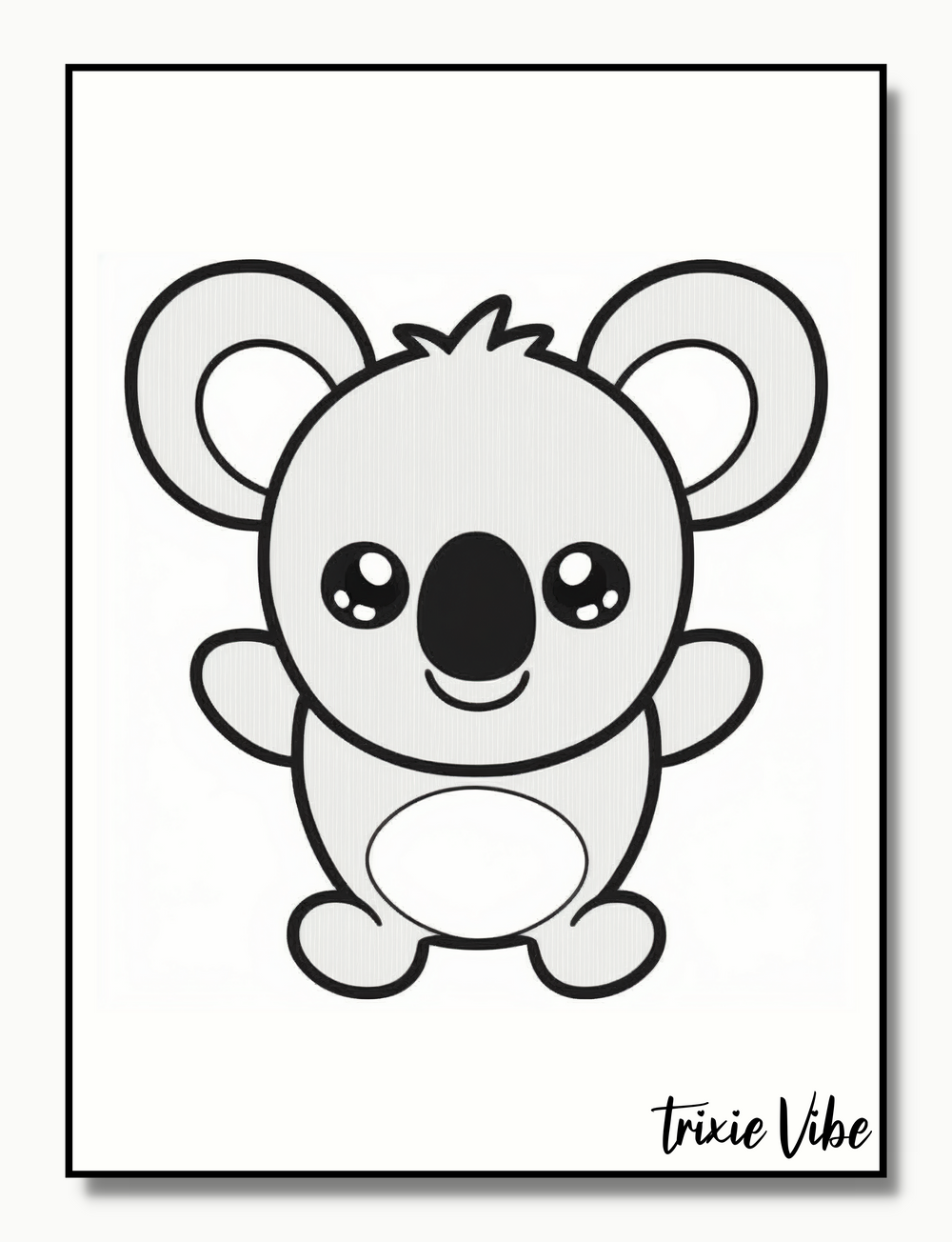 Free Printable Cute Koala Coloring Pages for Kids