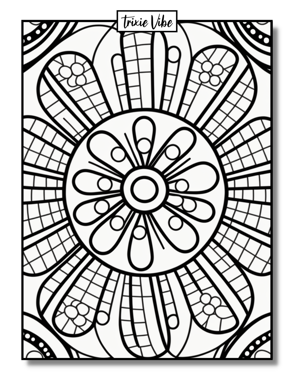 Printable Circle Mandala Coloring Pages