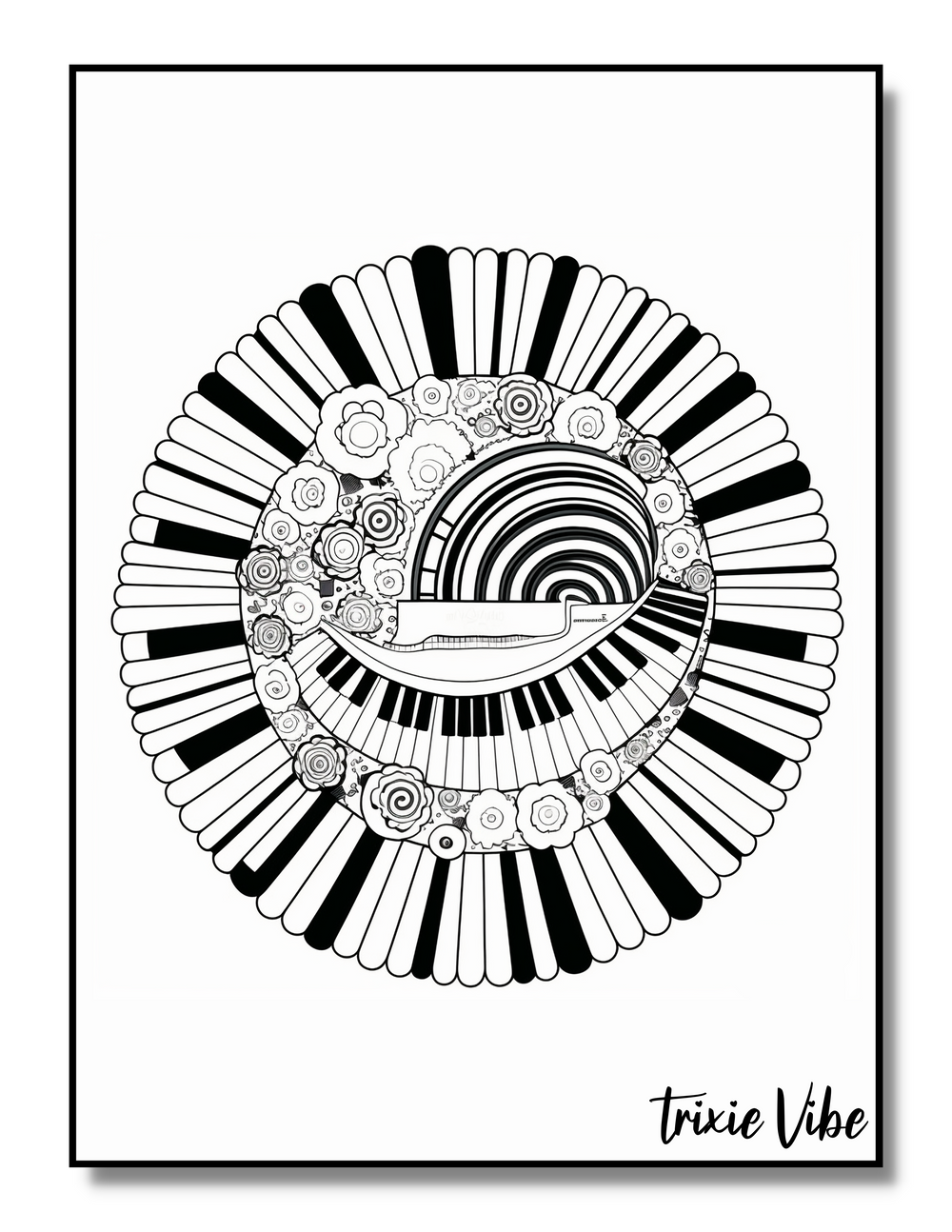 Music Mandala Coloring Pages