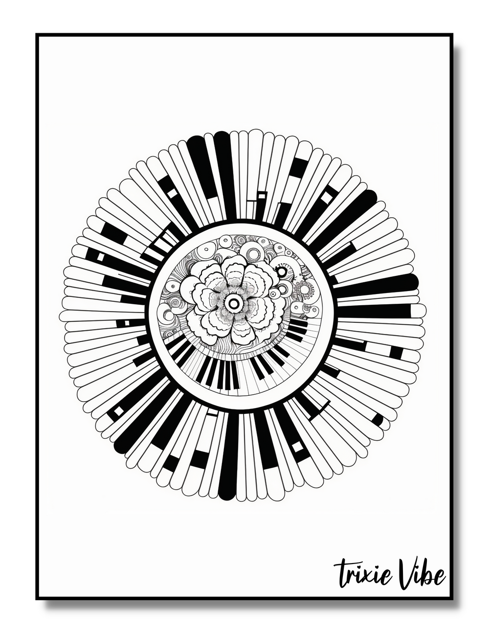 Music Mandala Coloring Pages