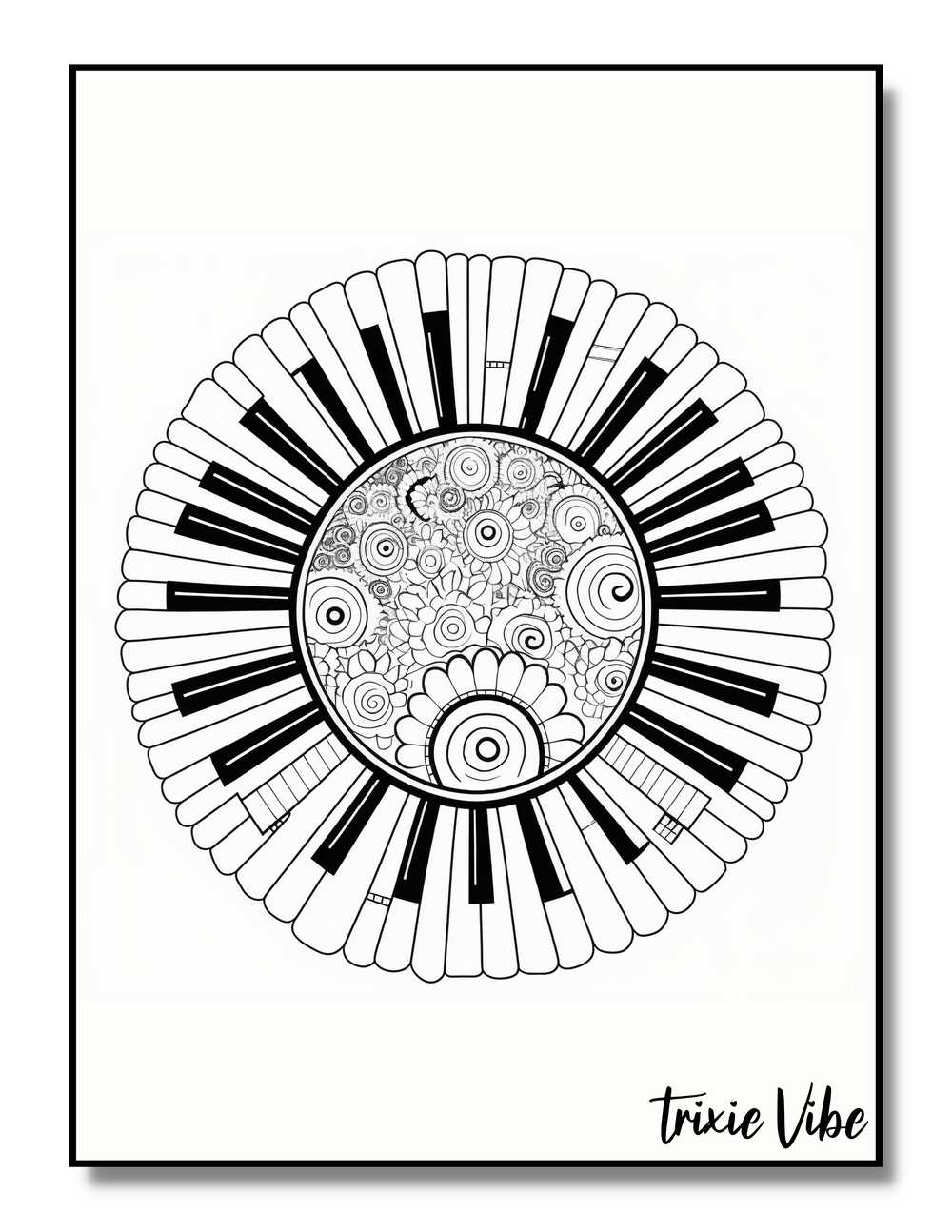Music Mandala Coloring Pages