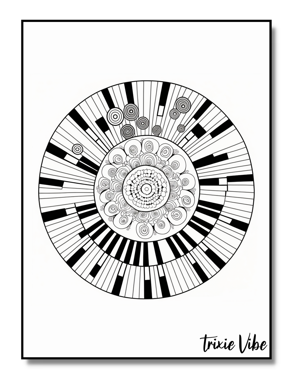 Music Mandala Coloring Pages