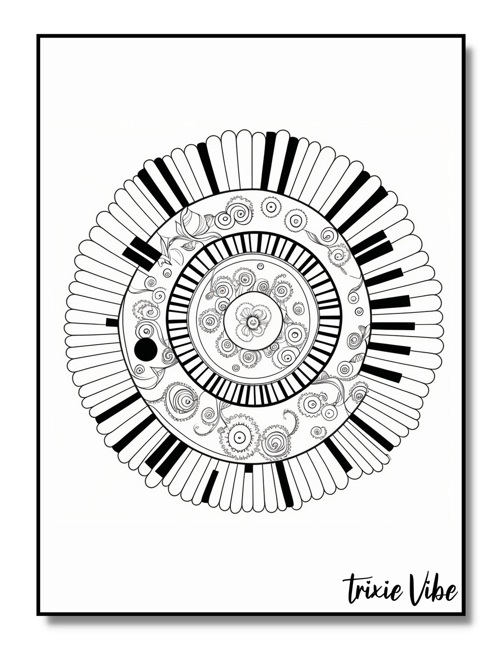 Music Mandala Coloring Pages