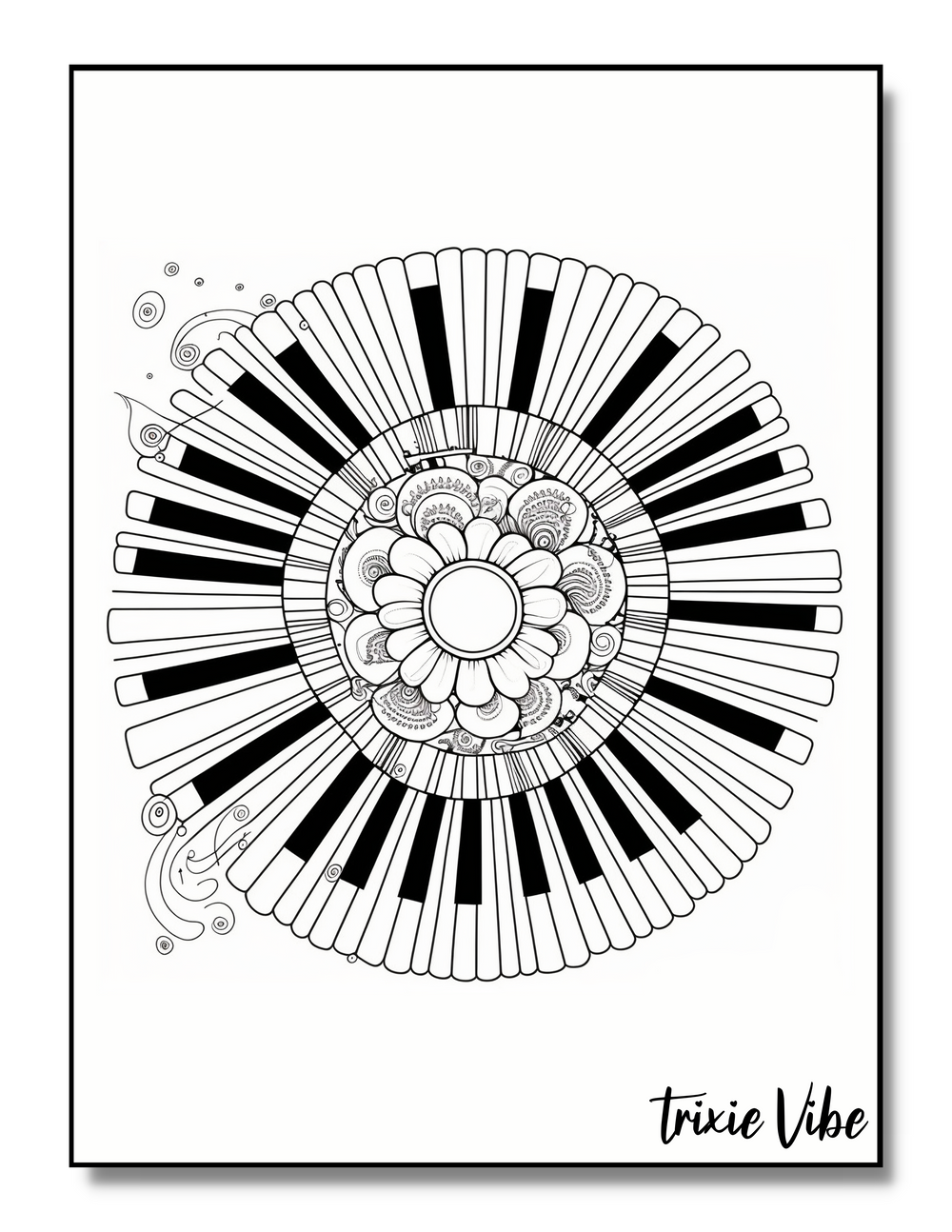 Music Mandala Coloring Pages