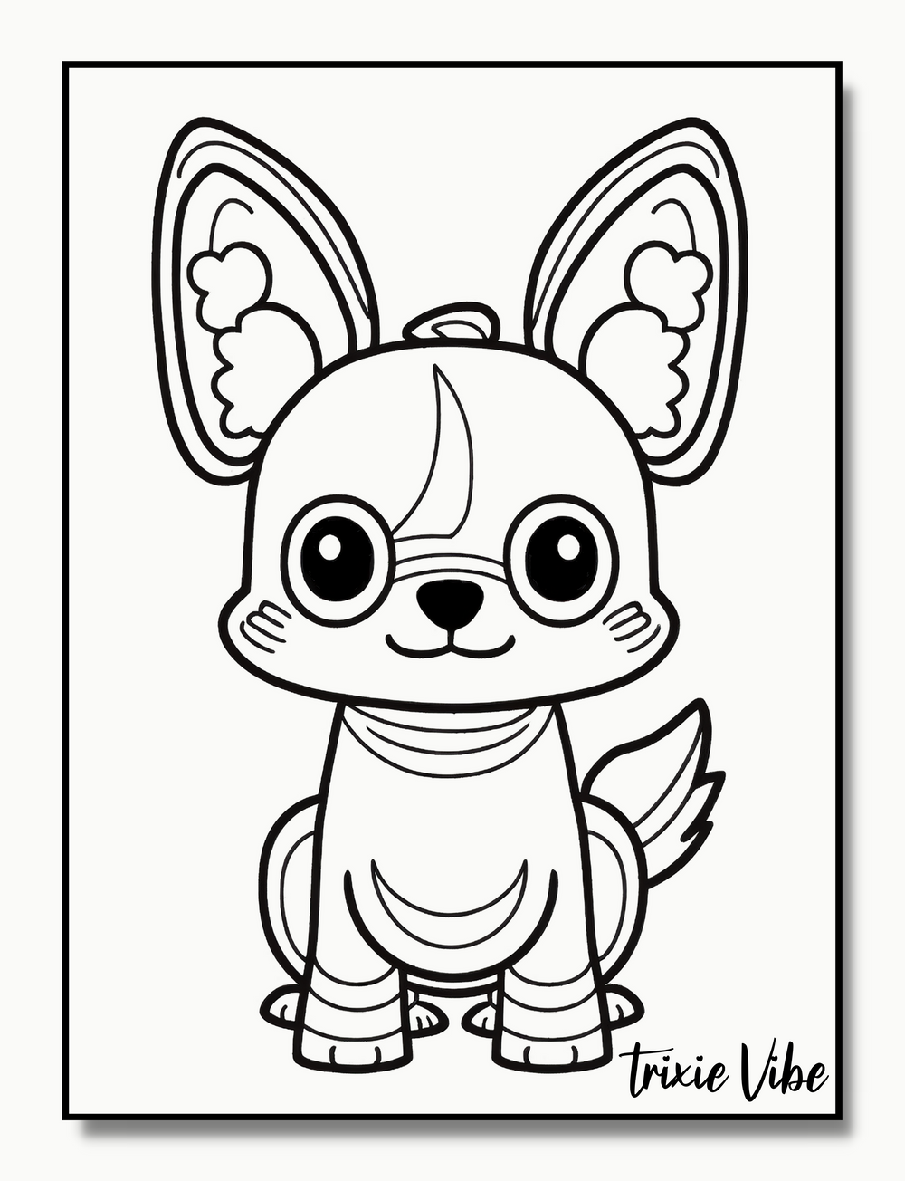 Printable Cute Puppy Coloring Pages for Kids