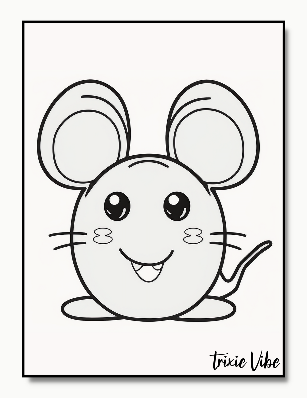 Adorable Mouse Coloring Pages for Kids