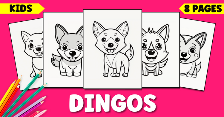 Dingo Coloring Pages