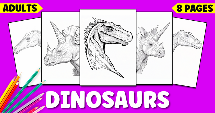 Realistic Dinosaur Coloring Pages